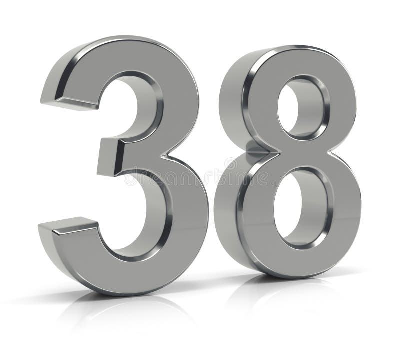 Number 38 stock illustration. Illustration of digit - 112687950