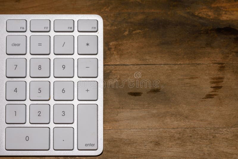 Number keys stock image. Image of macro, numbers, desktop - 86687423