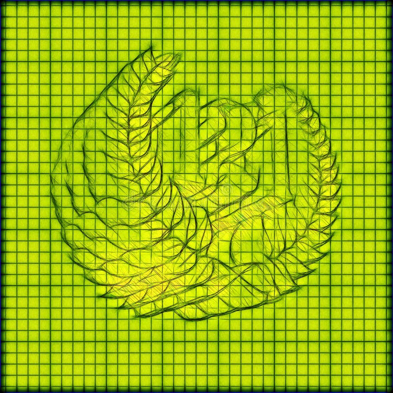 Number 121 with Laurel Wreath or Honor Wreath As a 3D-illustration, 3D ...