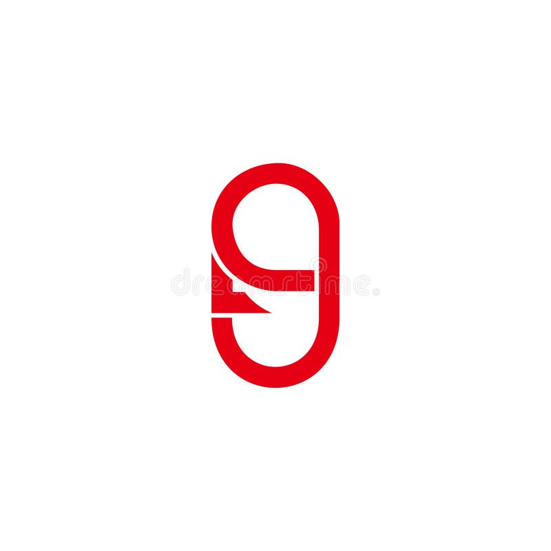 Number 9 Letter G Simple Arrow Logo Vector Stock Vector - Illustration ...