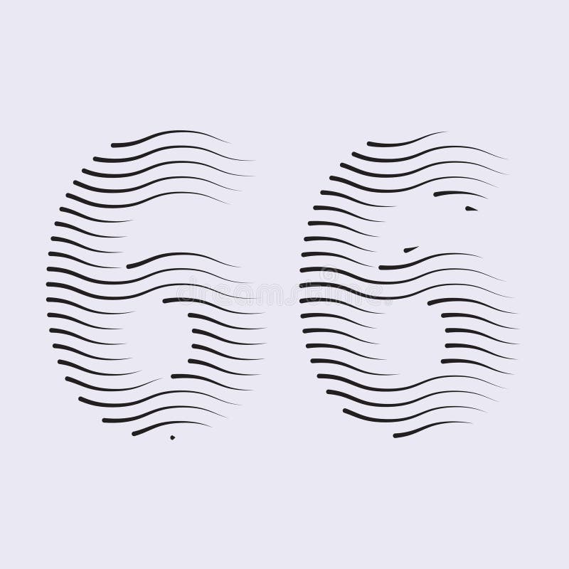 66 Number Lines Logo Icon Vector and Illustration Stock Vector ...