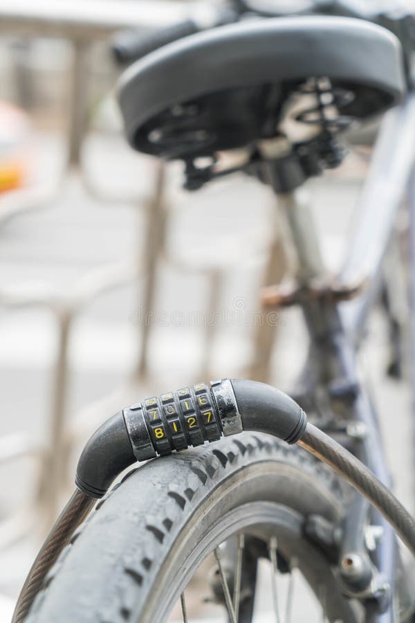 Number Lock stock image. Image of bike, secure, wheel - 89960531