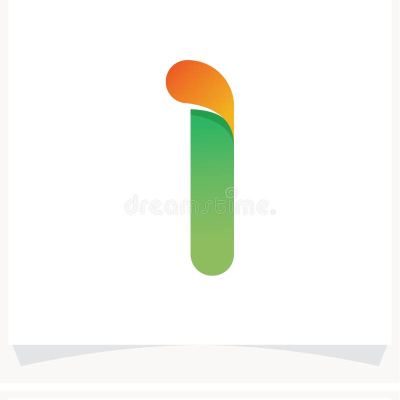 Number 1 Logo with Colorful Line Style. Logo Design Template Stock ...