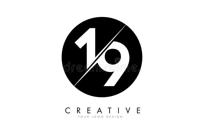 Number 19 Black Circle Background Stock Illustrations – 203 Number 19 ...