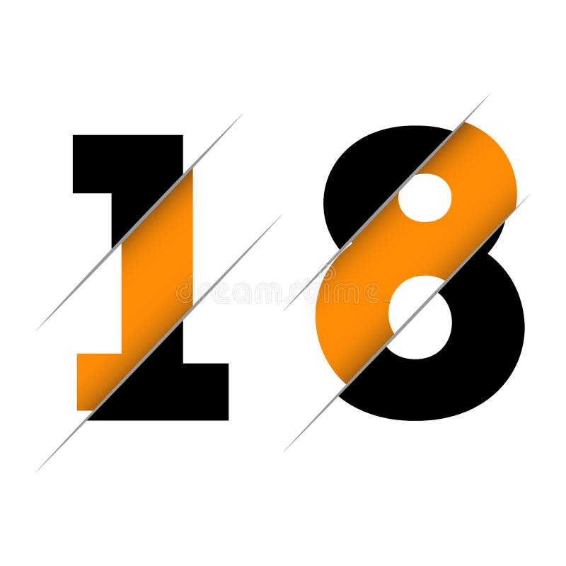 Number 18 Circle Stock Illustrations – 998 Number 18 Circle Stock ...