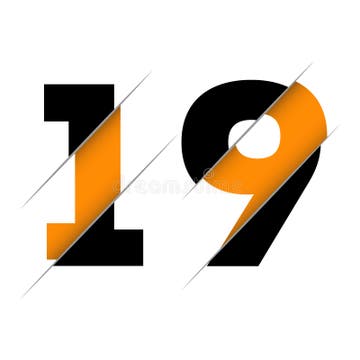 Number 19 Black Circle Stock Illustrations – 335 Number 19 Black Circle ...