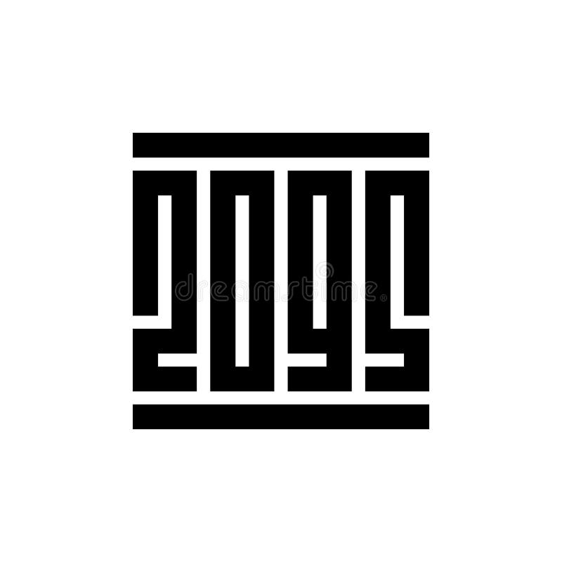 2095 Number Logo Design Template, 2095 Typography Text, Happy New Year ...