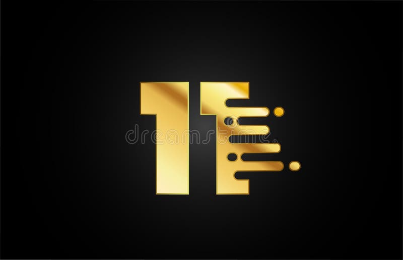 11 Number Logo Icon for Business and Company Stock Vector ...