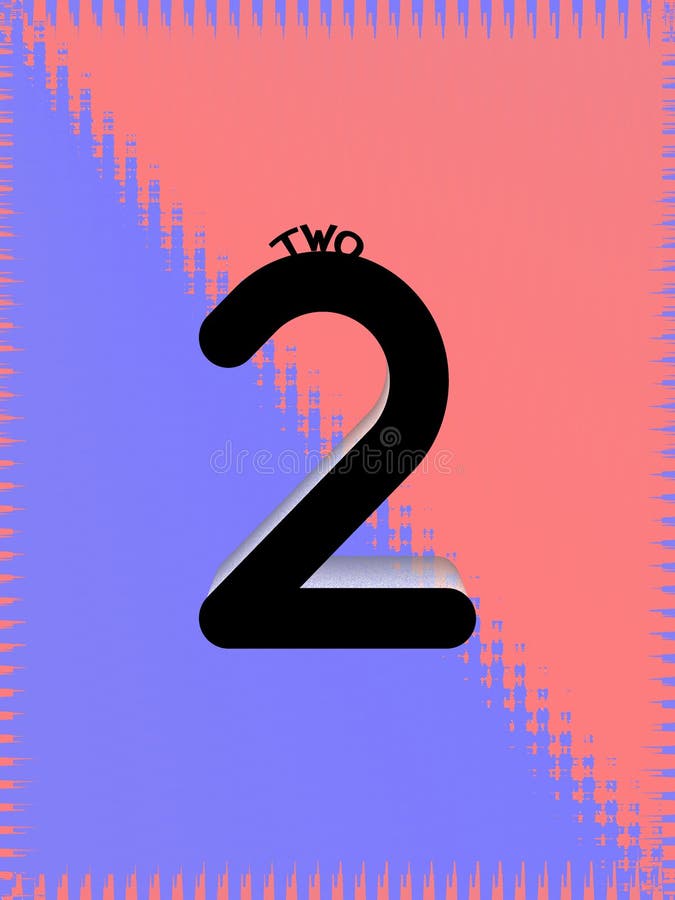 Number 2 logo stock illustration. Illustration of arts - 314400652
