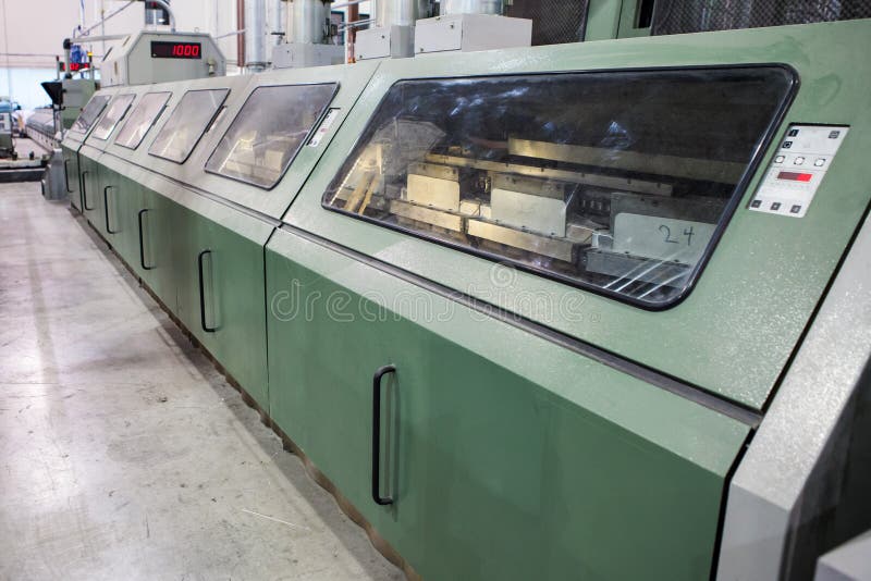 Number of the Machines in the Factory Stock Photo - Image of design ...
