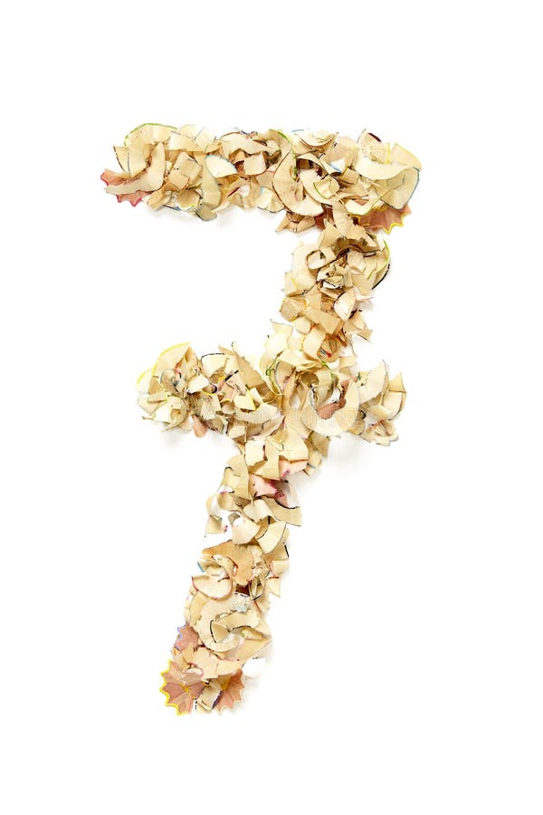Number 7 Made Pencil Shavings Stock Photos - Free & Royalty-Free Stock ...