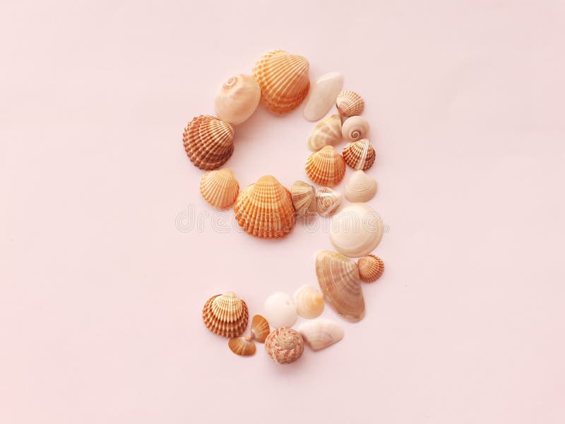 Number 8 Made from Toy Crowns and Lips on a White Isolated Background ...