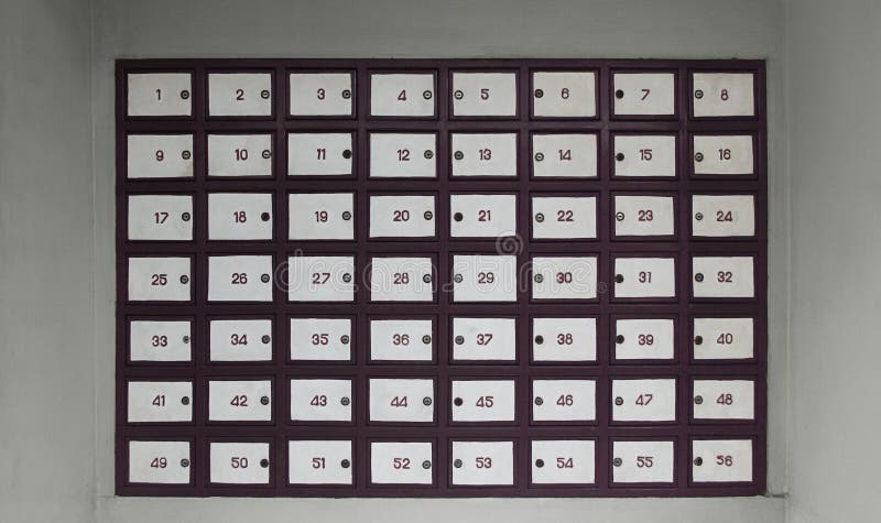 Number mail box stock image. Image of dirty, mailbox - 44785849