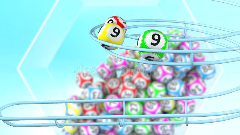 The Number 999 Make Up the Rolling Out Bingo Balls Stock Video - Video ...