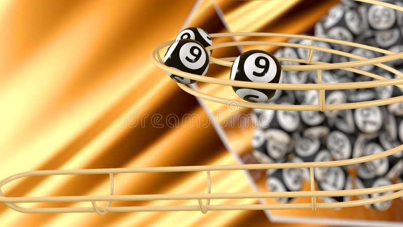 The Number 777 Make Up the Rolling Out Bingo Balls Stock Video - Video ...