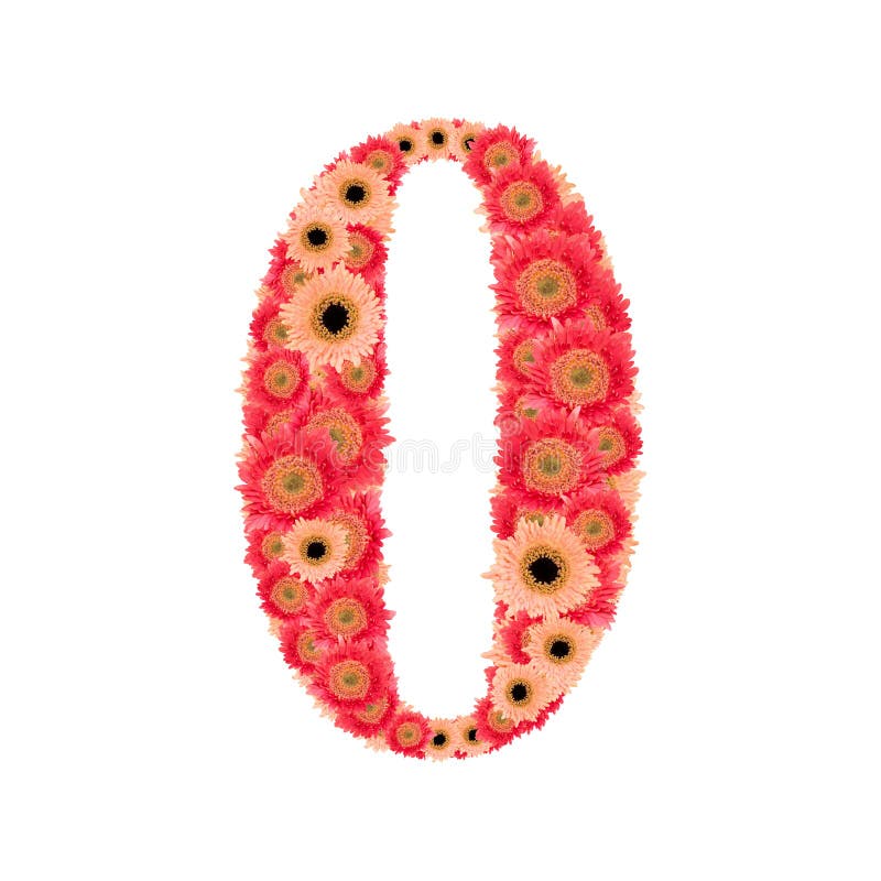 Number 0 stock photo. Image of details, petal, color - 29917544