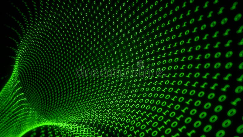 Number Matrix Tunnel stock illustration. Illustration of safety - 93355758