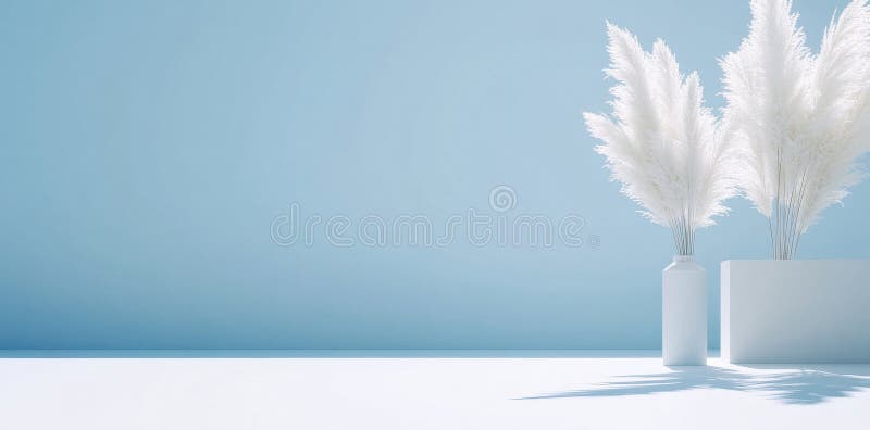 Number 12 Minimalist Pastel Gradient Background Elegant Vase Flowers ...