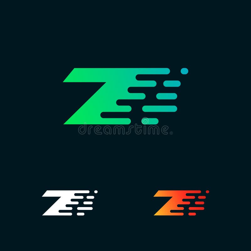 Number 7 Modern Speed Shapes Logo Design Vector Stock Vector ...