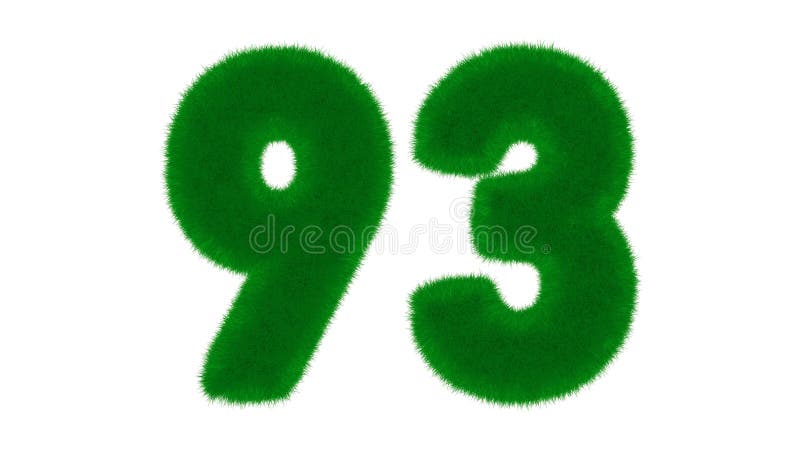 3D Render Number of Happy Birthday Twenty-one Years. Anniversary of the ...