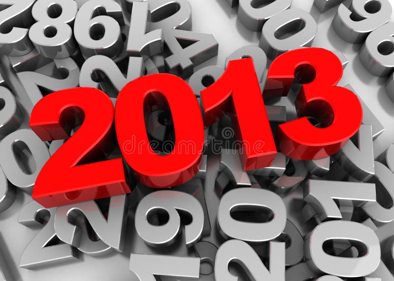 Number of New year stock illustration. Illustration of success - 26958793