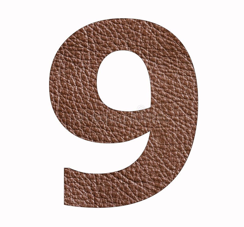 Number Nine 9 - Brick Wall Texture Background Stock Photo - Image of ...