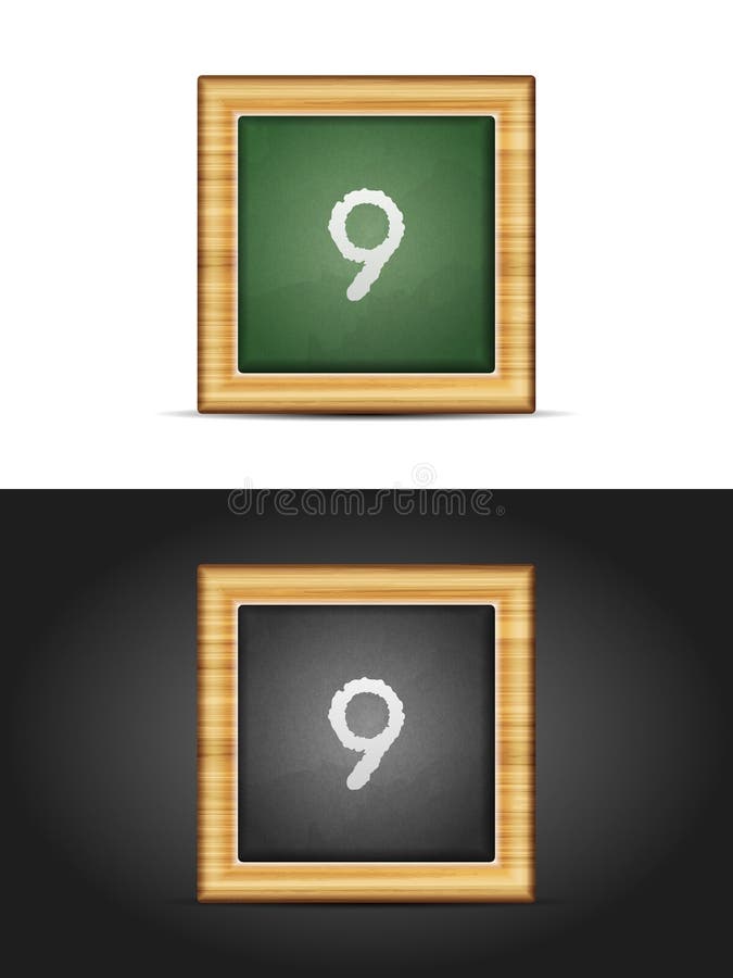 3D drawing number 5-9 stock vector. Illustration of isolated - 18010847