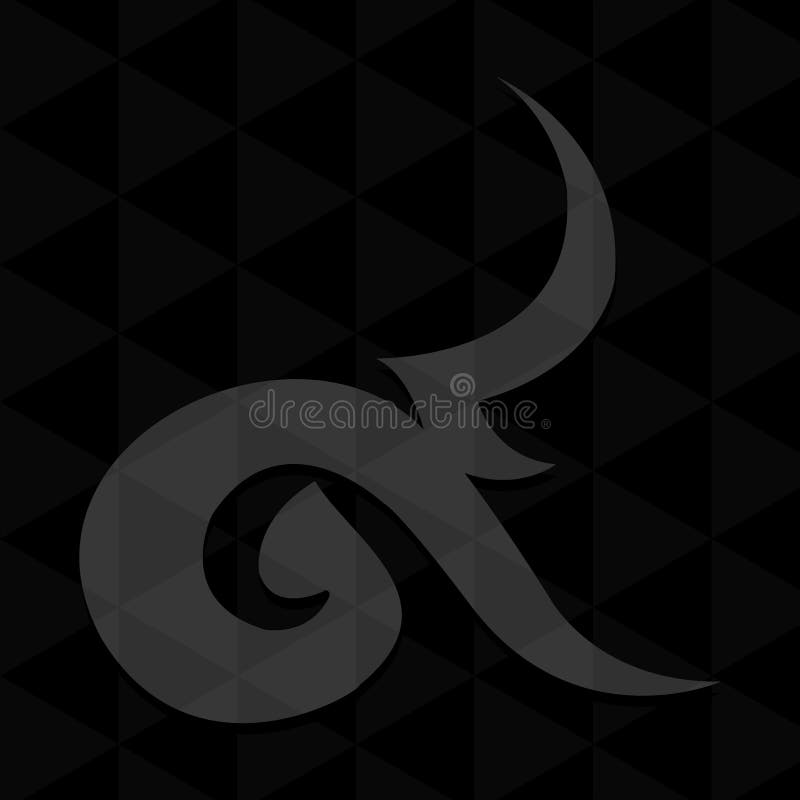 Number nine thai vector stock vector. Illustration of sign - 99624189