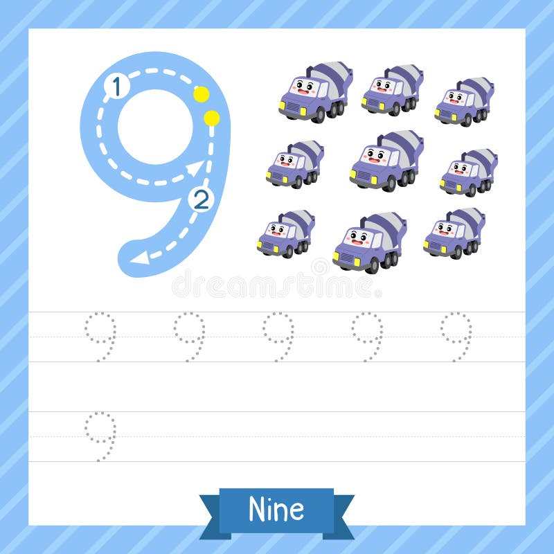 Transportation Tracing Flash Card Stock Illustrations – 40 ...