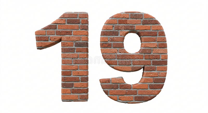 Number Nineteen Made Stock Illustrations – 18 Number Nineteen Made ...