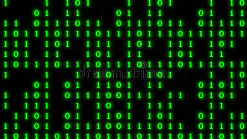 0 Number with 1 Number of ASCII Code. Stock Illustration - Illustration ...