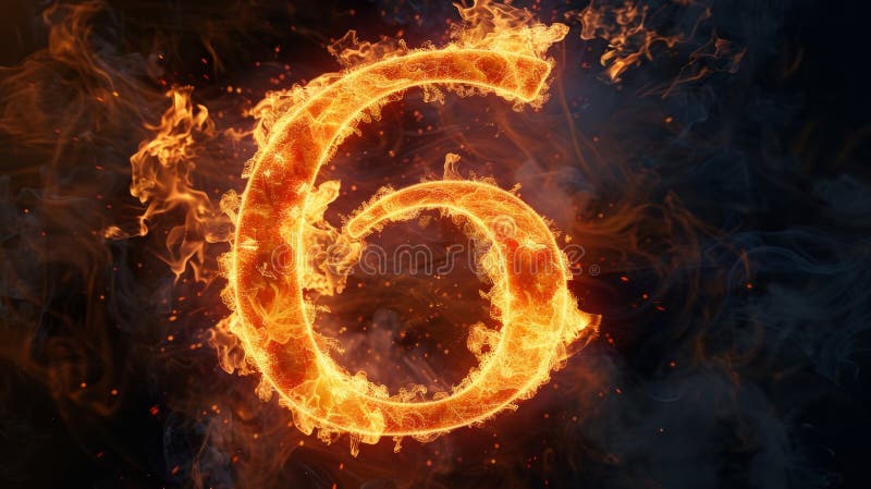 Number 6 in Numerology, Meaning, Characteristics Stock Photo - Image of ...