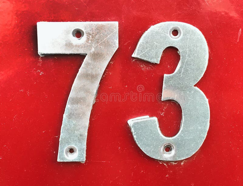 Number 73 stock photo. Image of number, figure, retro - 175709626