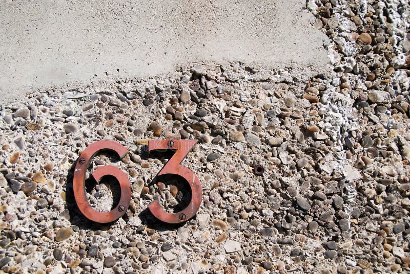 Number 63 stock photo. Image of background, sign, iron - 143517944