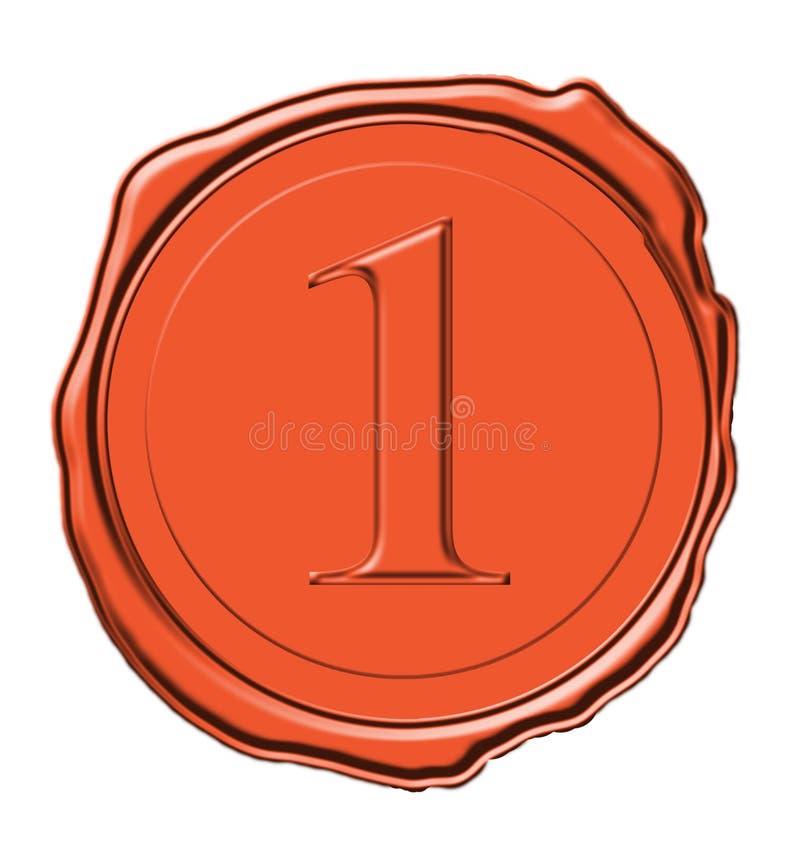Number one stamp stock vector. Illustration of isolated - 16803529