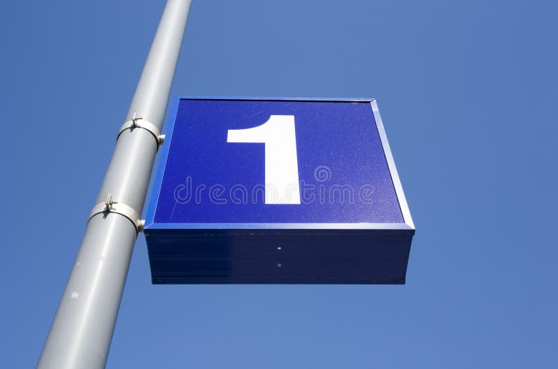 Number one stock photo. Image of attached, symbol, signage - 215583802