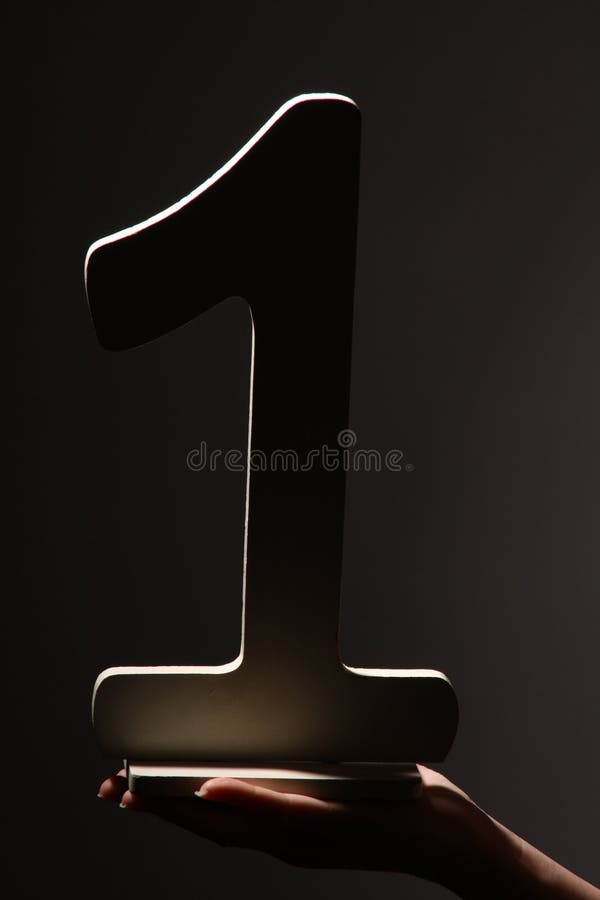 Number one stock image. Image of contour, young, elite - 22921699