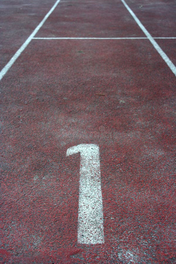 Number one stock photo. Image of start, track, sports, starting - 246696
