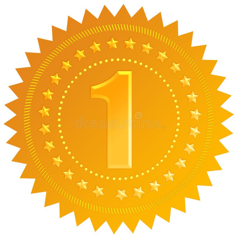 Golden Number One Logo Stock Illustrations – 3,116 Golden Number One ...