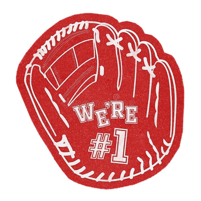 Baseball foam hand stock photo. Image of raised, support - 188005494