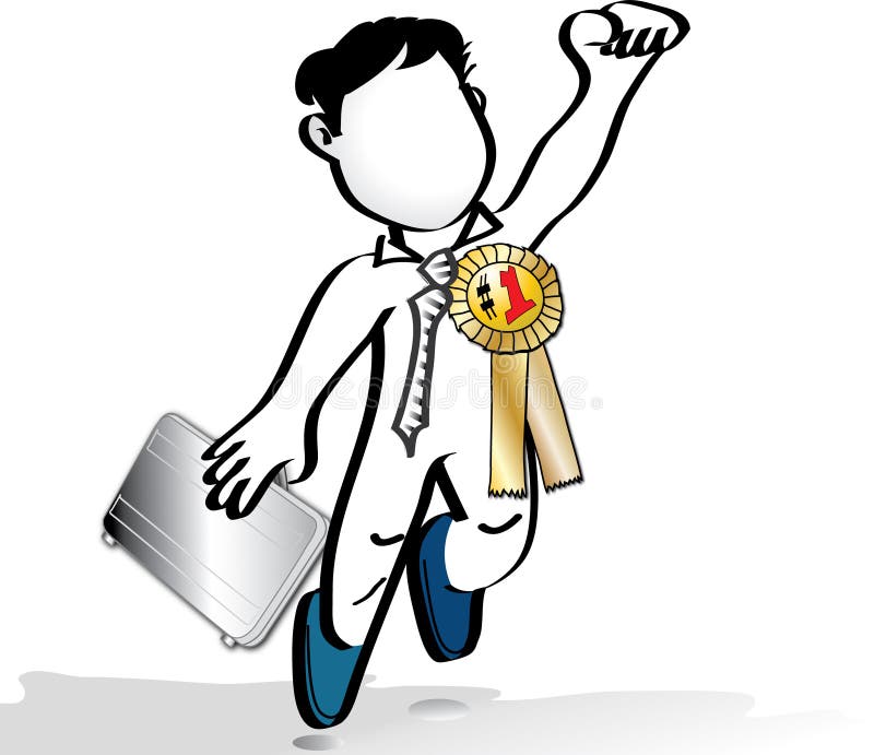 Simple Business People - Victory Stock Vector - Illustration of goal ...