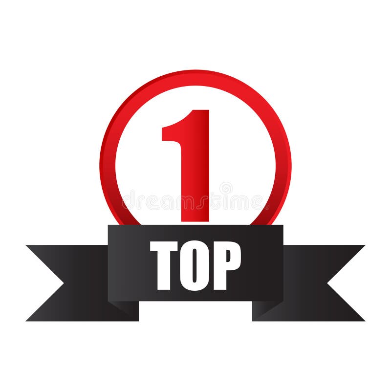 Number One Red Stock Illustrations – 16,706 Number One Red Stock ...