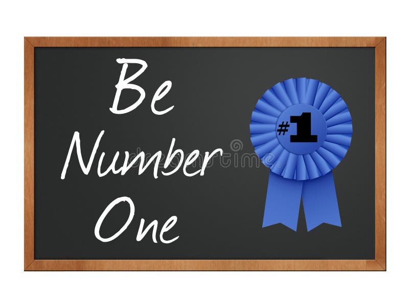 Number One Concept Illustration Stock Illustration - Illustration of ...