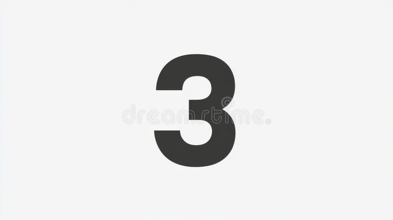 Number One Displayed on a White Background, Signifying the Highest Rank ...