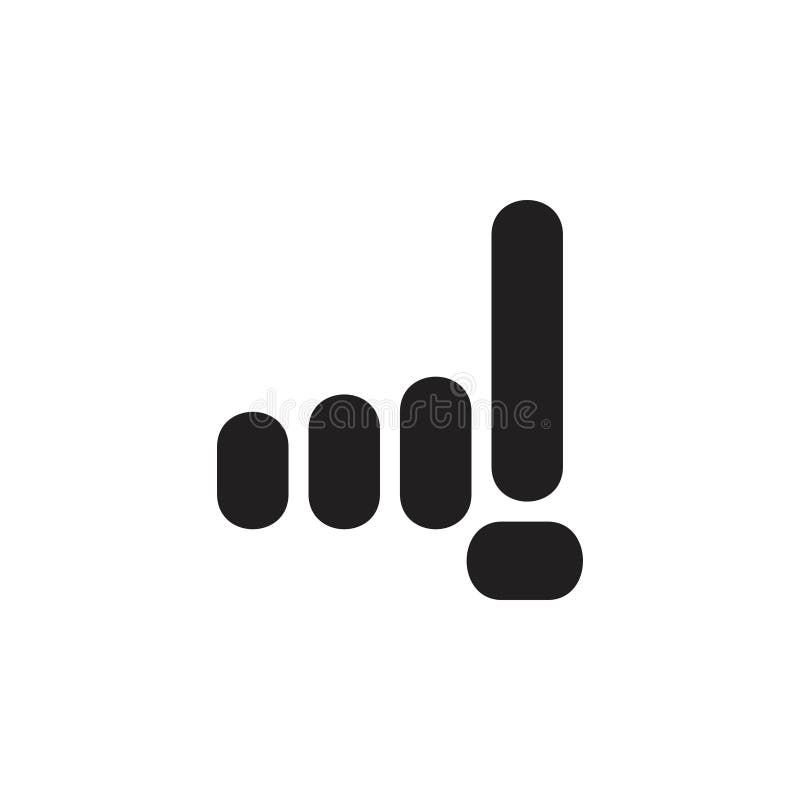 Number One Finger Geometric Design Symbol Vector Stock Vector ...