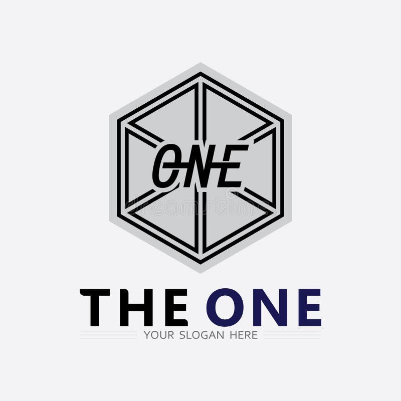 Number One Logo and Vector Number Design Stock Images Illustration ...