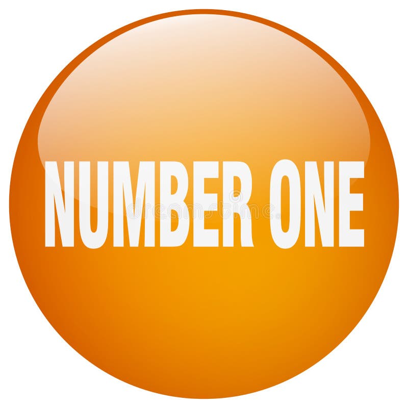Number one button stock vector. Illustration of element - 122792185