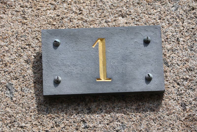 Number 1 stock image. Image of symbol, home, address - 55387637