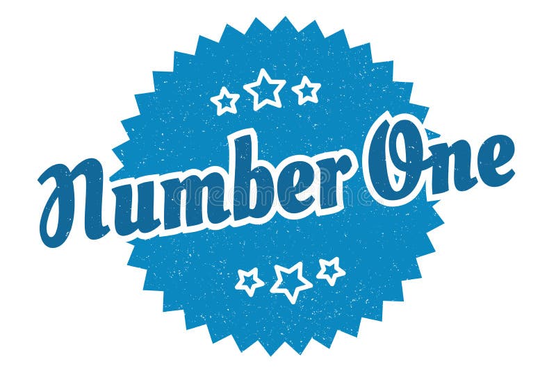Number One Sign. Number One Vintage Retro Label Stock Vector ...
