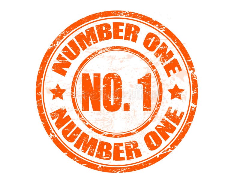 Flat Design Number One Winner Ribbons and Badges Stock Vector ...